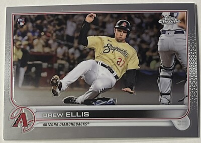 2022 Topps Chrome Base #77 Drew Ellis - Arizona Diamondbacks | eBay