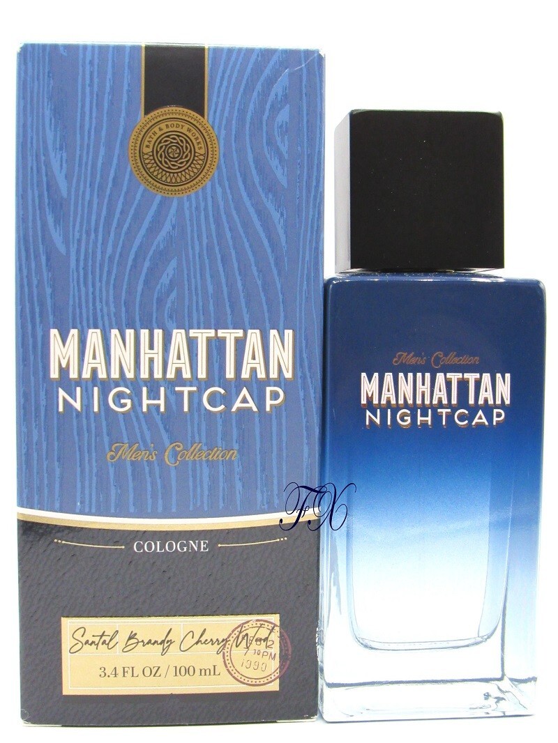 BATH & BODY WORKS MANHATTAN NIGHTCAP MEN'S COLOGNE SPRAY 3.4 FL OZ *NEW ...