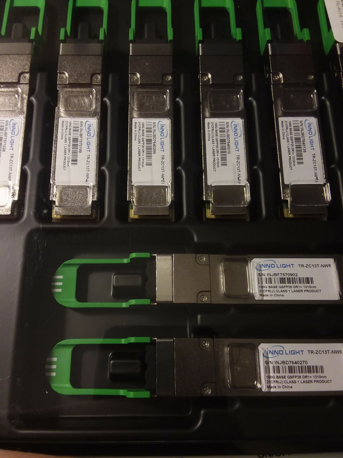 InnoLight Technology 100G QSFP28 DR1+ Optical Modules 100G Base 1310nm ...