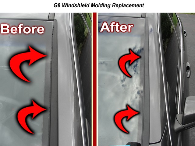 2008 2009 Pontiac G8 GT GXP Front Windshield Rubber Molding Trim Kit ...