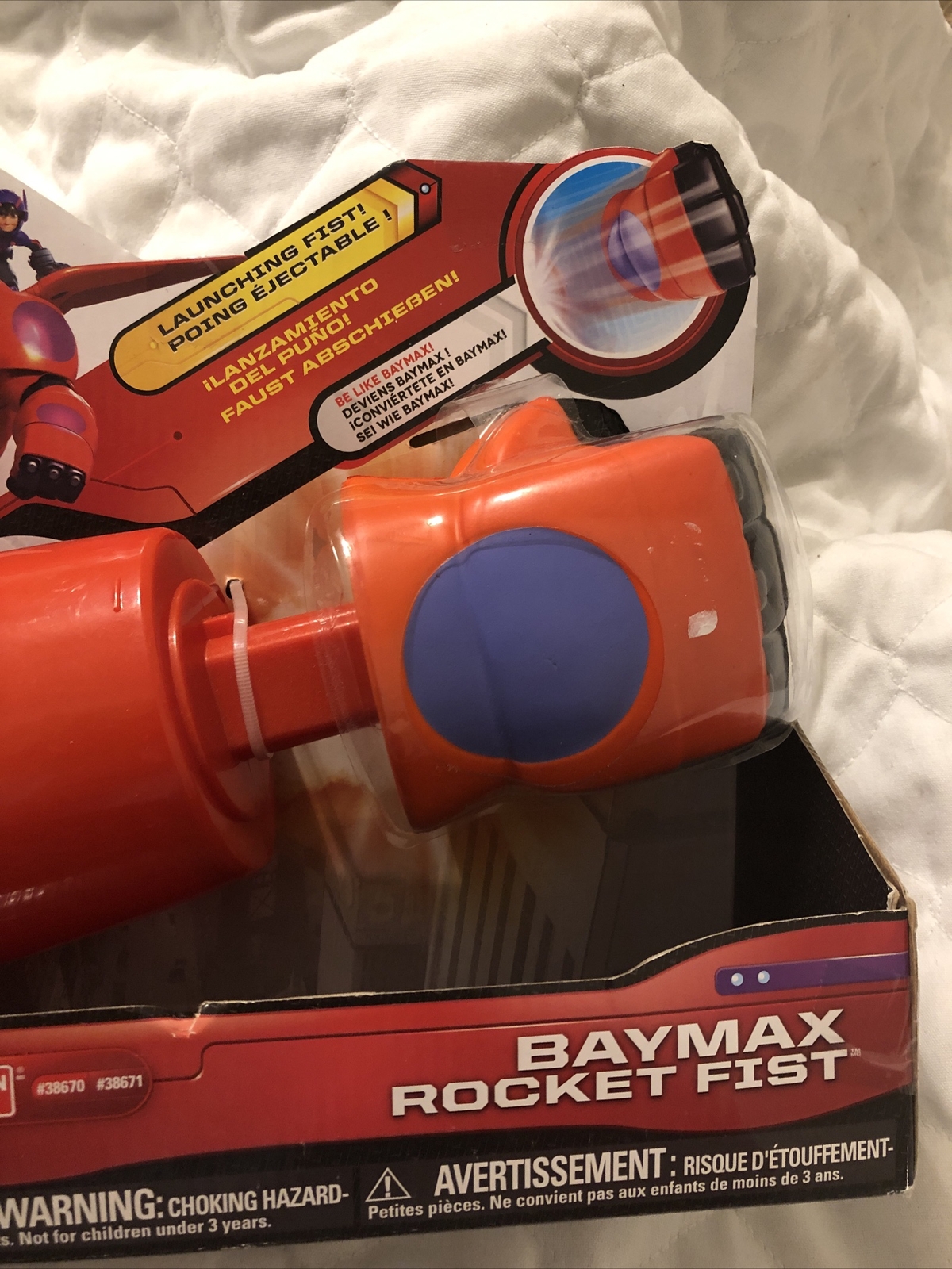 Big Hero 6 Baymax Rocket Fist Toy - Launching Fist Toy Bandai Rare | eBay