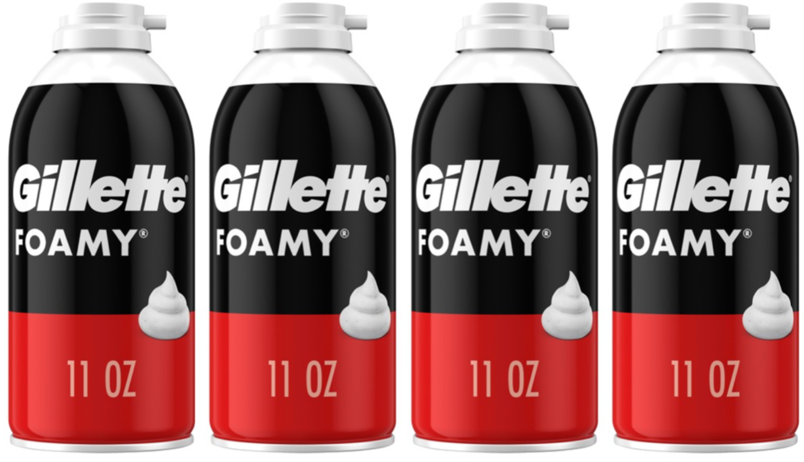 4 Gillette Foamy Regular Shave Cream, 11 OZ 47400240407| eBay