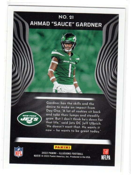 2022 Panini Illusions Football Breece Hall RC Rookie Base #75 New York ...