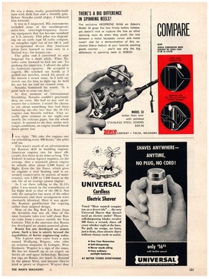 PRINT AD, 1959 Zebco Model 33 Spinning Reels Companion Fishing Rods 50 ...