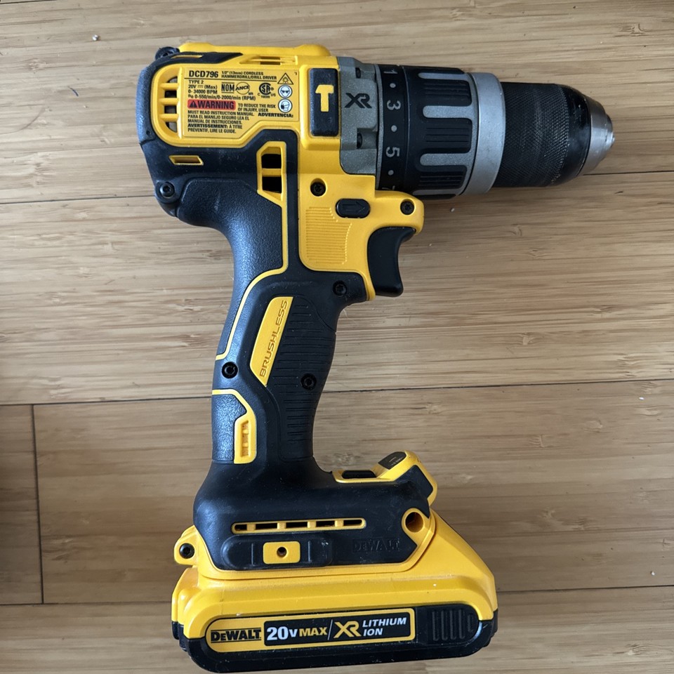 DeWALT DCD996B 1/2in 20V Cordless Hammer Drill 885911440028 | eBay