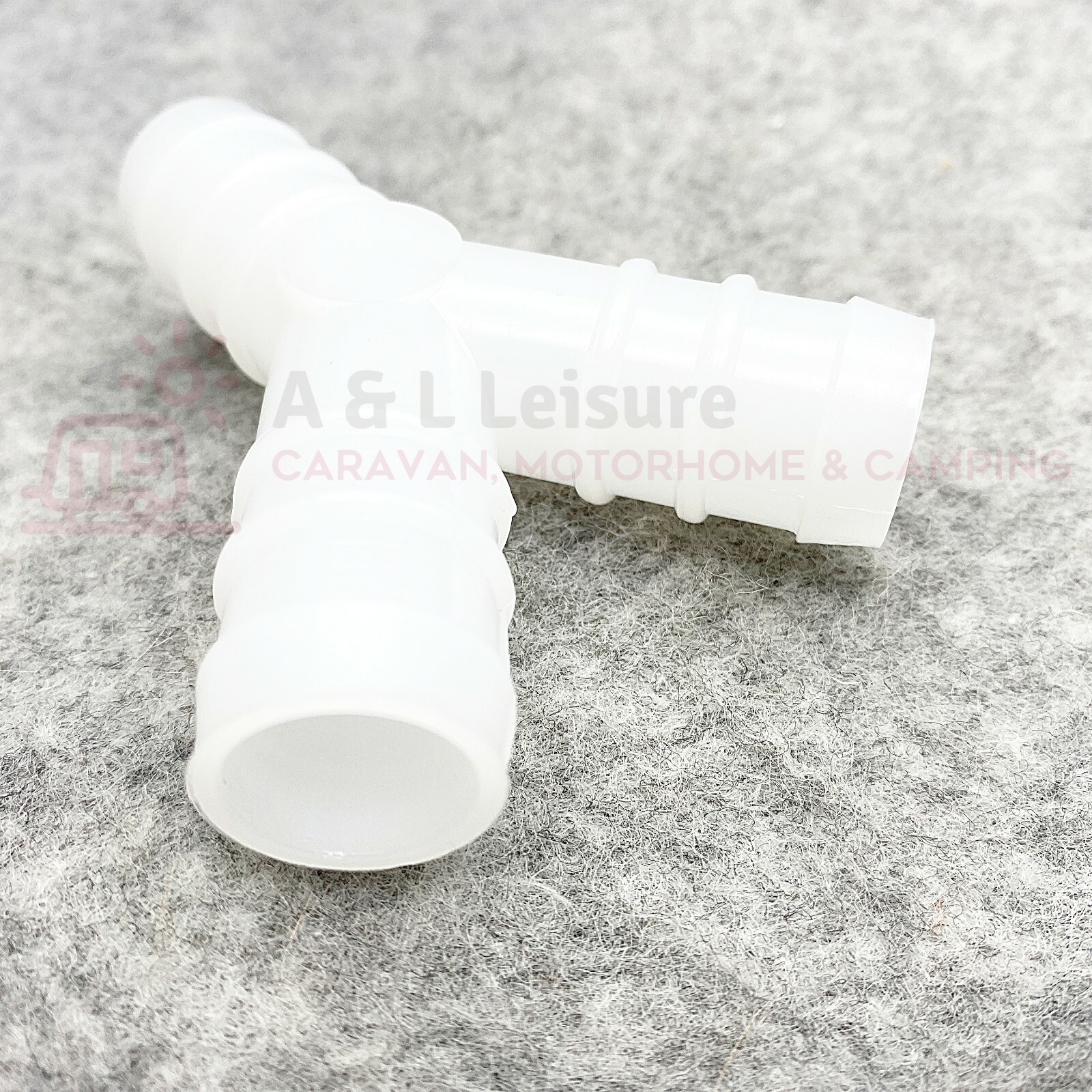 W4 3/4" 19mm Push Fit Waste Water Pipe Y Hose Connector Caravan ...