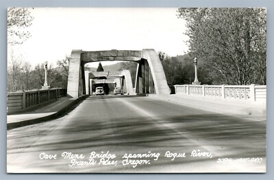 GRANTS PASS OR CAVEMAN BRIDGE VINTAGE REAL PHOTO POSTCARD RPPC | eBay