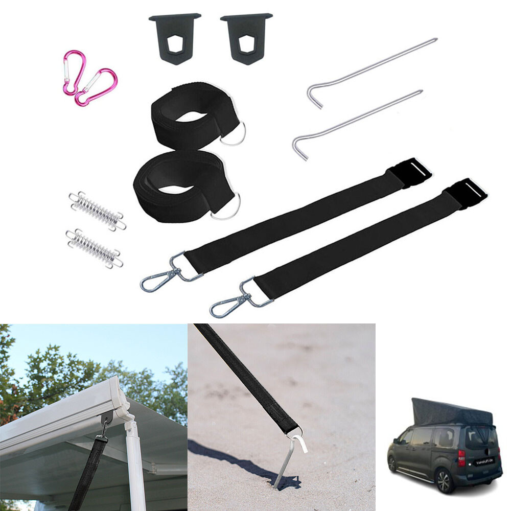 Awning Tie Down Set Tent Clips Hooks For RV Fiamma F35 F45 F65 Caravan ...
