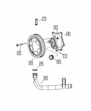 Genuine Mopar Tube-water Inlet 68139109AA for sale online | eBay
