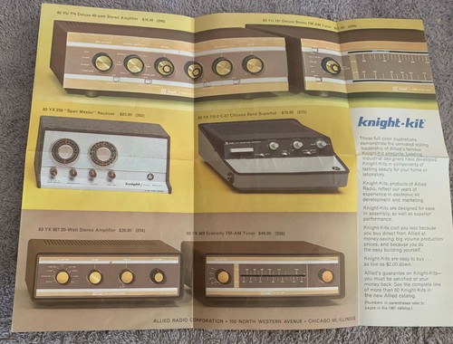 Allied Knight-Kit 1961 Sales Ad Radio,Tuner,Speaker, Recorder,Receiver ...