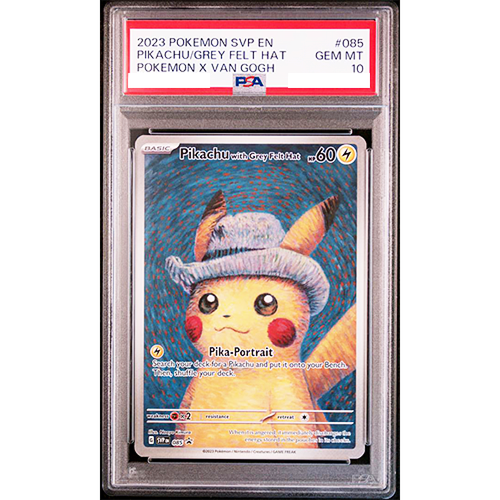 PSA 10 Pikachu With Grey Felt Hat Van Gogh Museum 085 Promo Pokemon ...