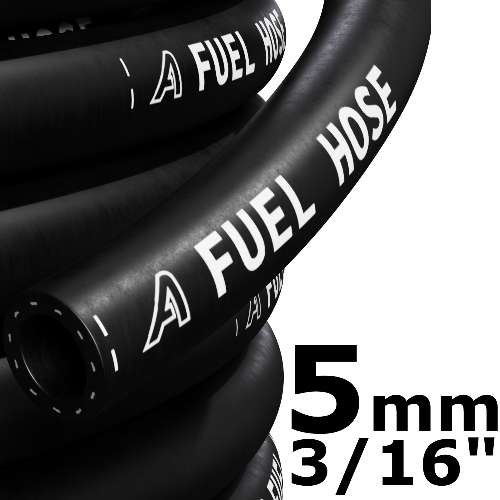 RUBBER REINFORCED FUEL HOSE ENGINE UNLEADED PETROL DIESEL OIL LINE FUEL ...