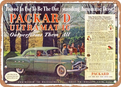 METAL SIGN - 1952 Packard 200 Deluxe Sedan Vintage Ad | eBay