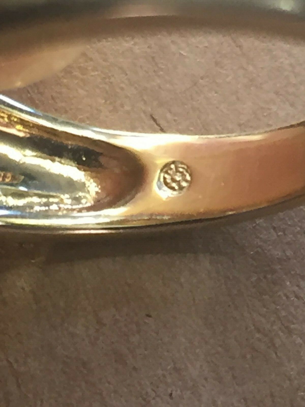 14k Yellow Gold Diamond Ring Size 6.75 5.95 g | eBay