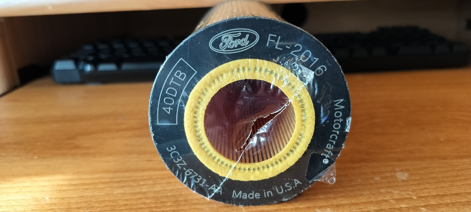 Motorcraft Engine Oil Filter OEM FL-2016 Ford FL2016 Powerstroke Diesel ...