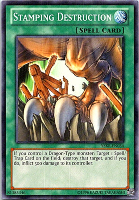 Stamping Destruction YSKR-EN034 Yu-Gi-Oh! Light Play Unlimited | eBay
