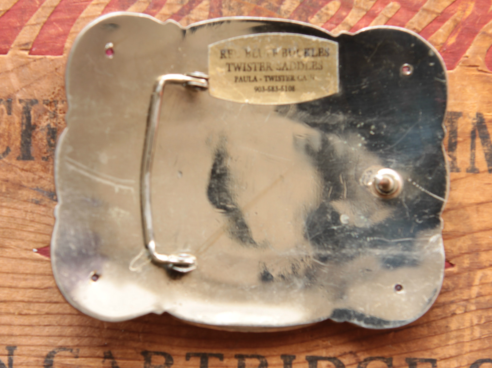 Red Bluff Buckles Cowboy Rodeo Calf Rider Champion Western Trophy Belt ...