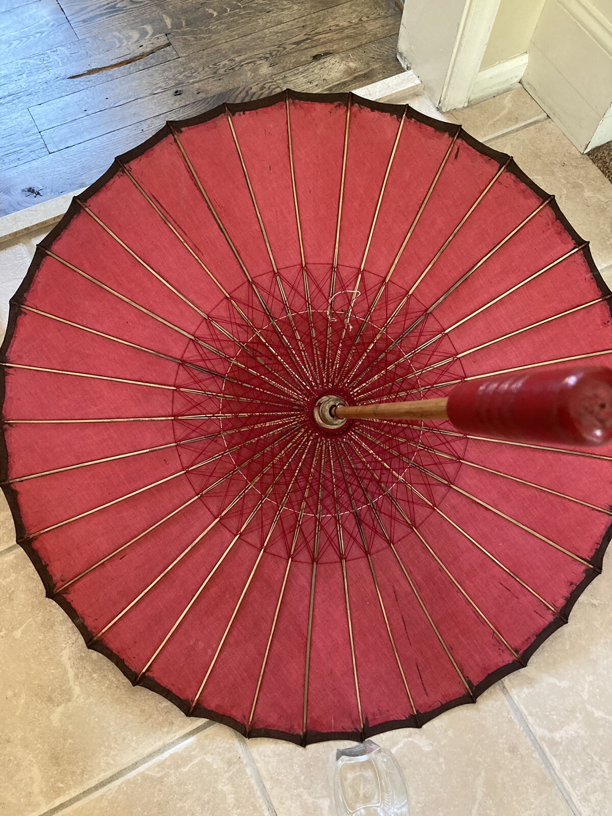 Vintage japanese paper parasol - Gem