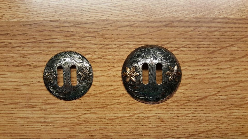 Antique German Silver SLOTTED Concho (AGS-#400, Sonoita) - EACH | eBay