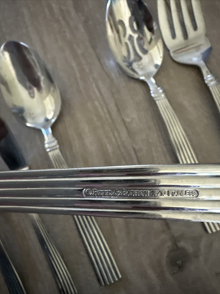 Reed & Barton CRESCENDO II Stainless 18/10 China Silverware Flatware ...