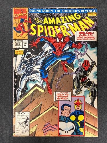1991 Dec Issue 356 Marvel The Amazing Spider-Man After Midnight! Comic ...