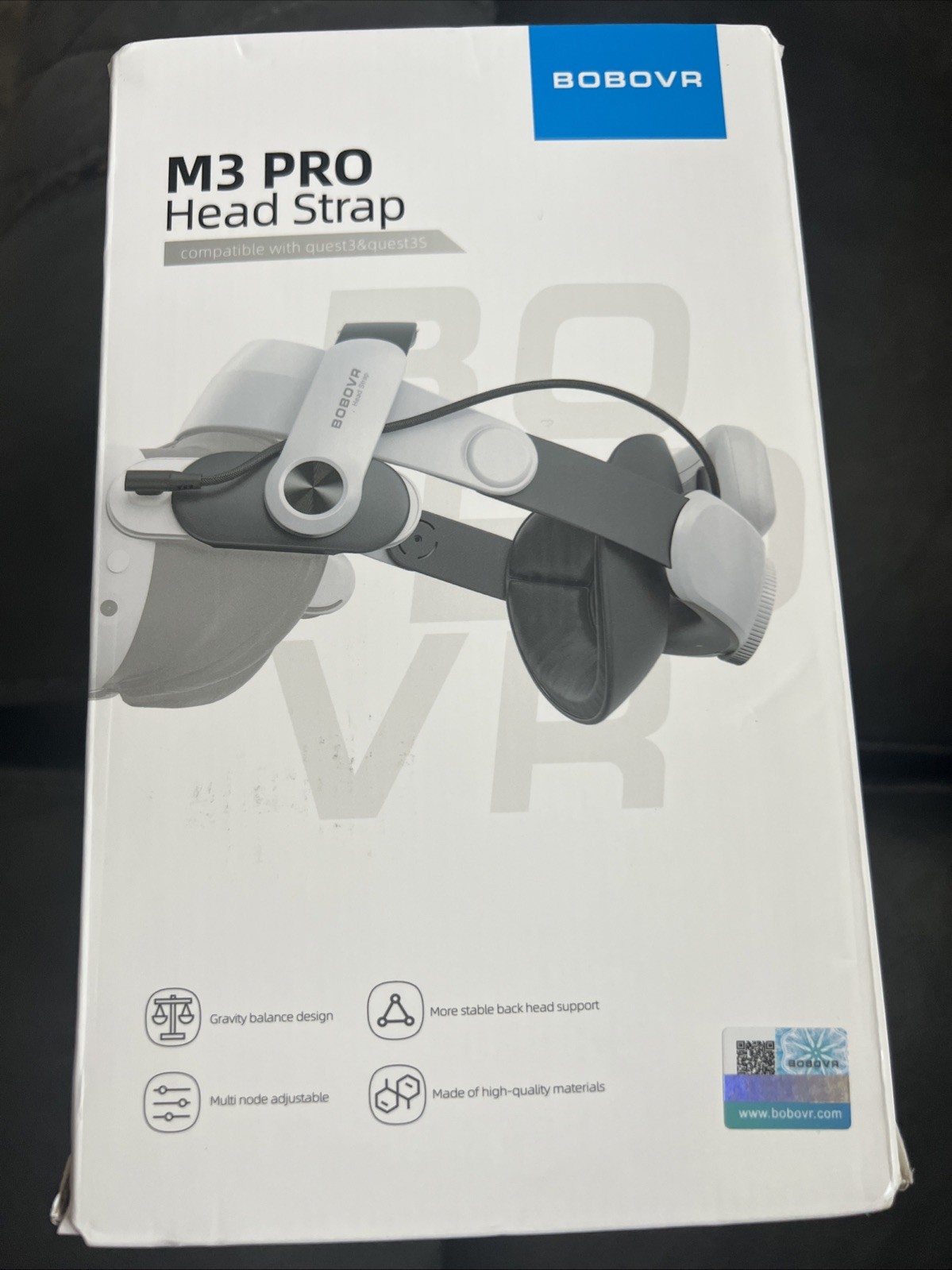 BOBOVR M3 Pro Battery Pack Head Strap, Compatible with Meta Quest 3 ...