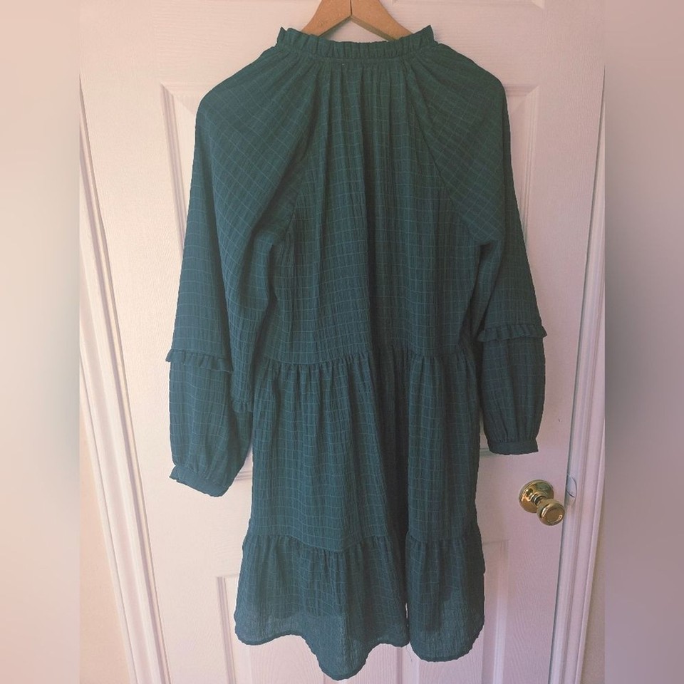 Mare Mare Anthropologie XS Green Tunic Dress Anne Kelly Green $150 | eBay