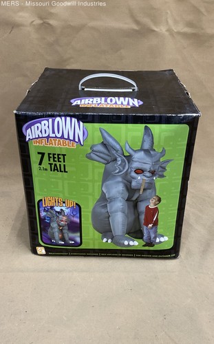 Gemmy Airblown 7 Feet Tall Inflatable Halloween Light Up Gargoyle | eBay