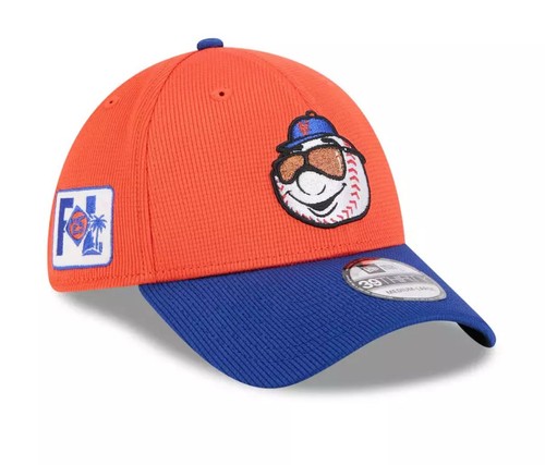 New Era 2025 NY Mets Spring Training 39THIRTY Flex Hat Cap Men's Mr ...