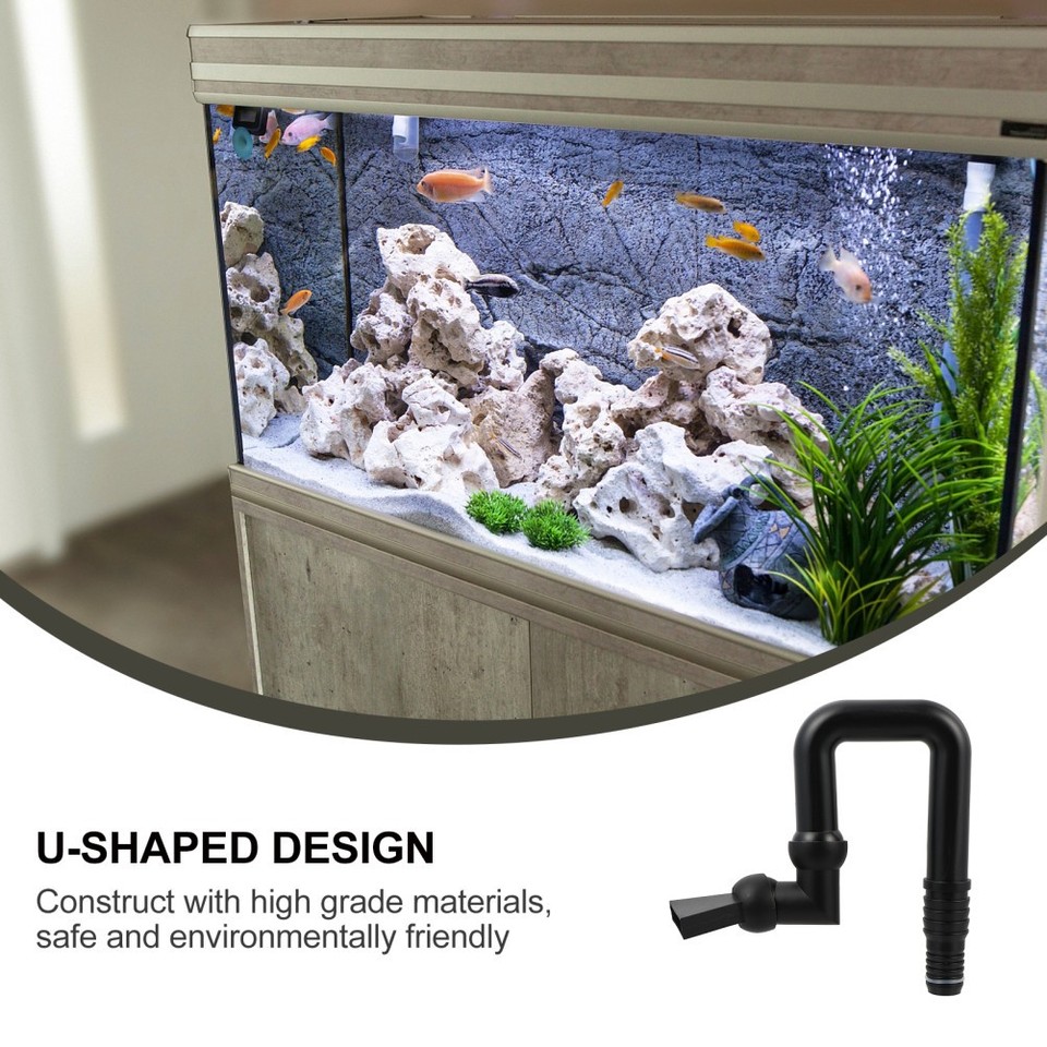 2 Count Fish Tank Supplies Aquarium Overflow Return Pipe Water Outlet ...