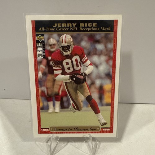 Jerry Rice 1996 Upper Deck Seasons To Remember 49ers Card #74 | eBay