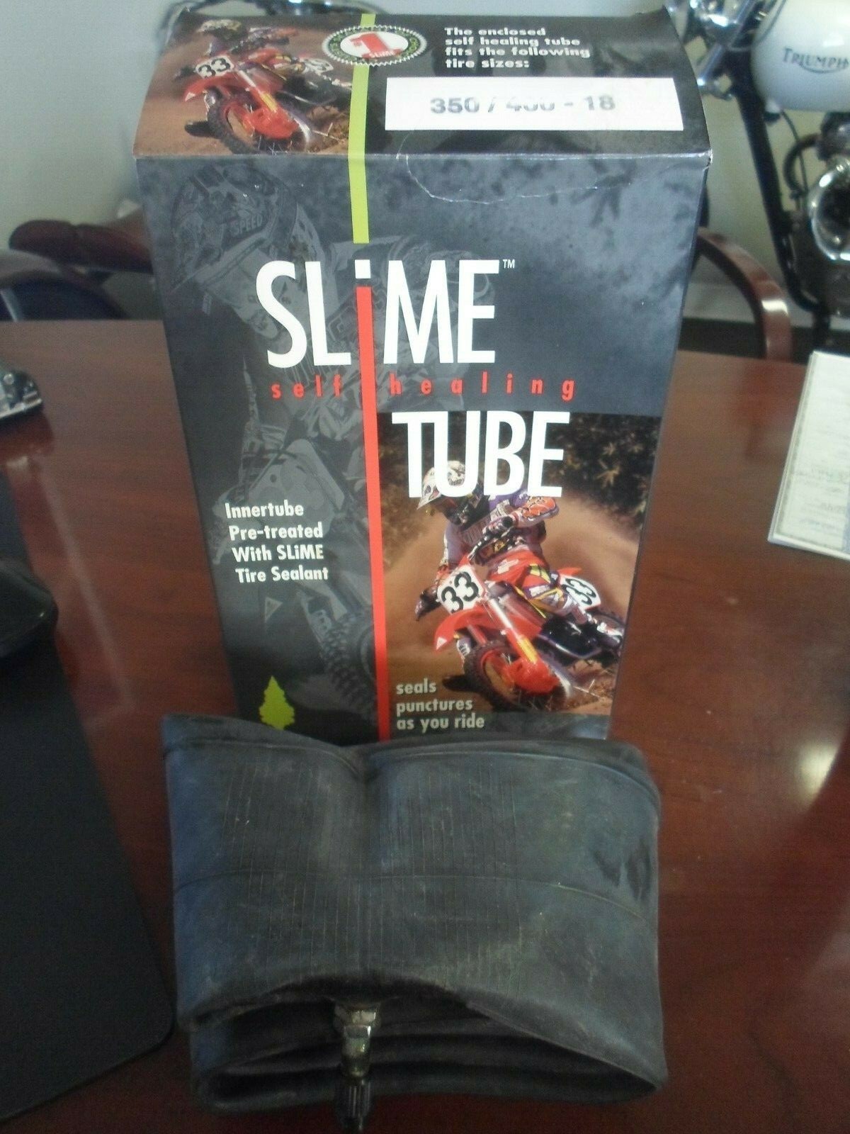 NEW in Box Slime Seal Healing Pre-Treated Motorcycle Inner Tube 3.50/4. ...