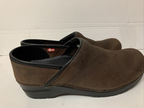 Sanita Brown Original Danish Women's Casual Clogs EU39 Fits US 7.5/8 ...
