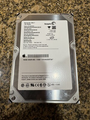 SEAGATE Barracuda 7200.7 160GB 3.5in SATA Hard Drive MAC APPLE HDD iMac ...