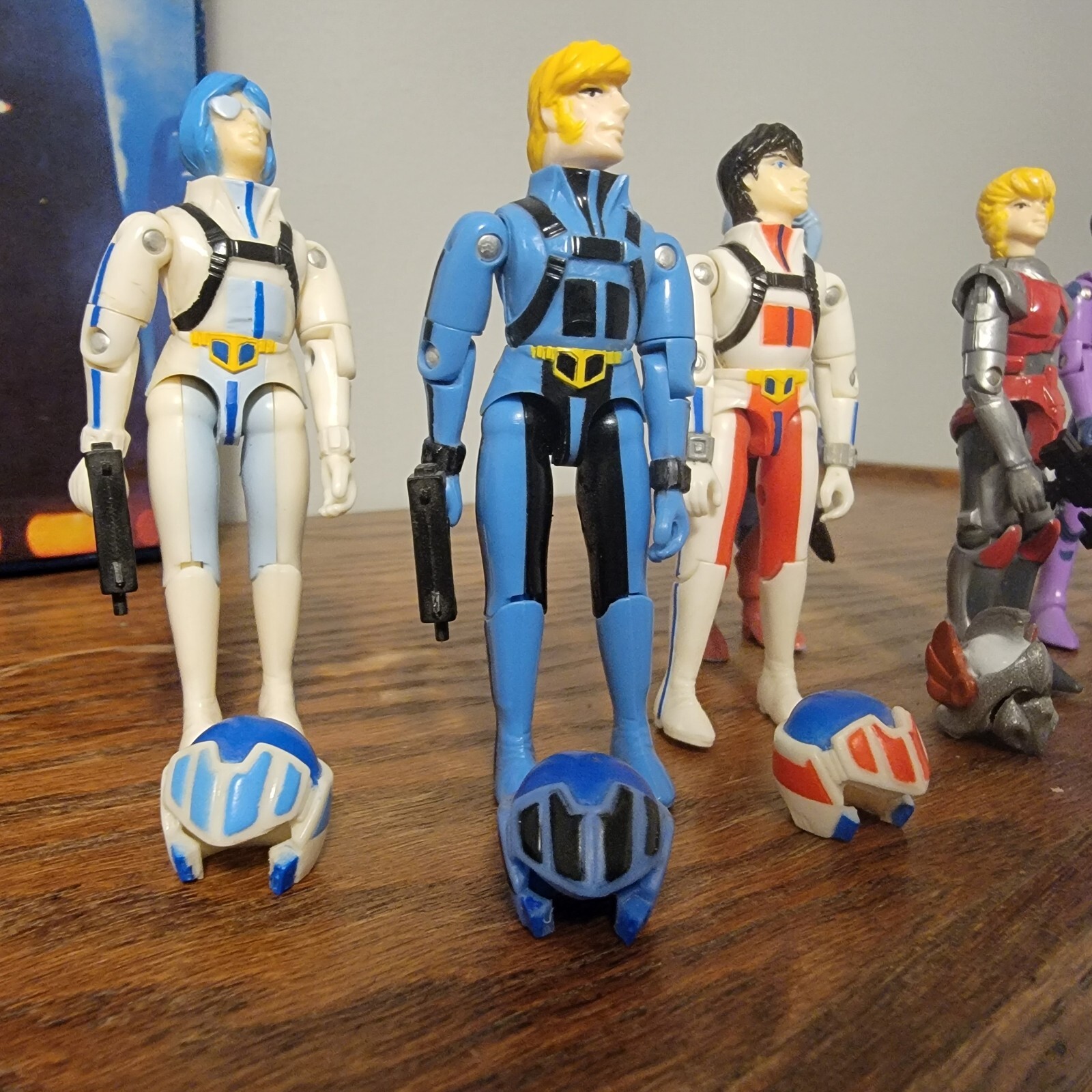 ROBOTECH VINTAGE LOT 7 FIGURES MATCHBOX Rick Scott Hunter Max Dana Miriya