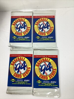 1994 Collectors Edition Sunoco Fleer Atlantic Baseball card series Pack ...