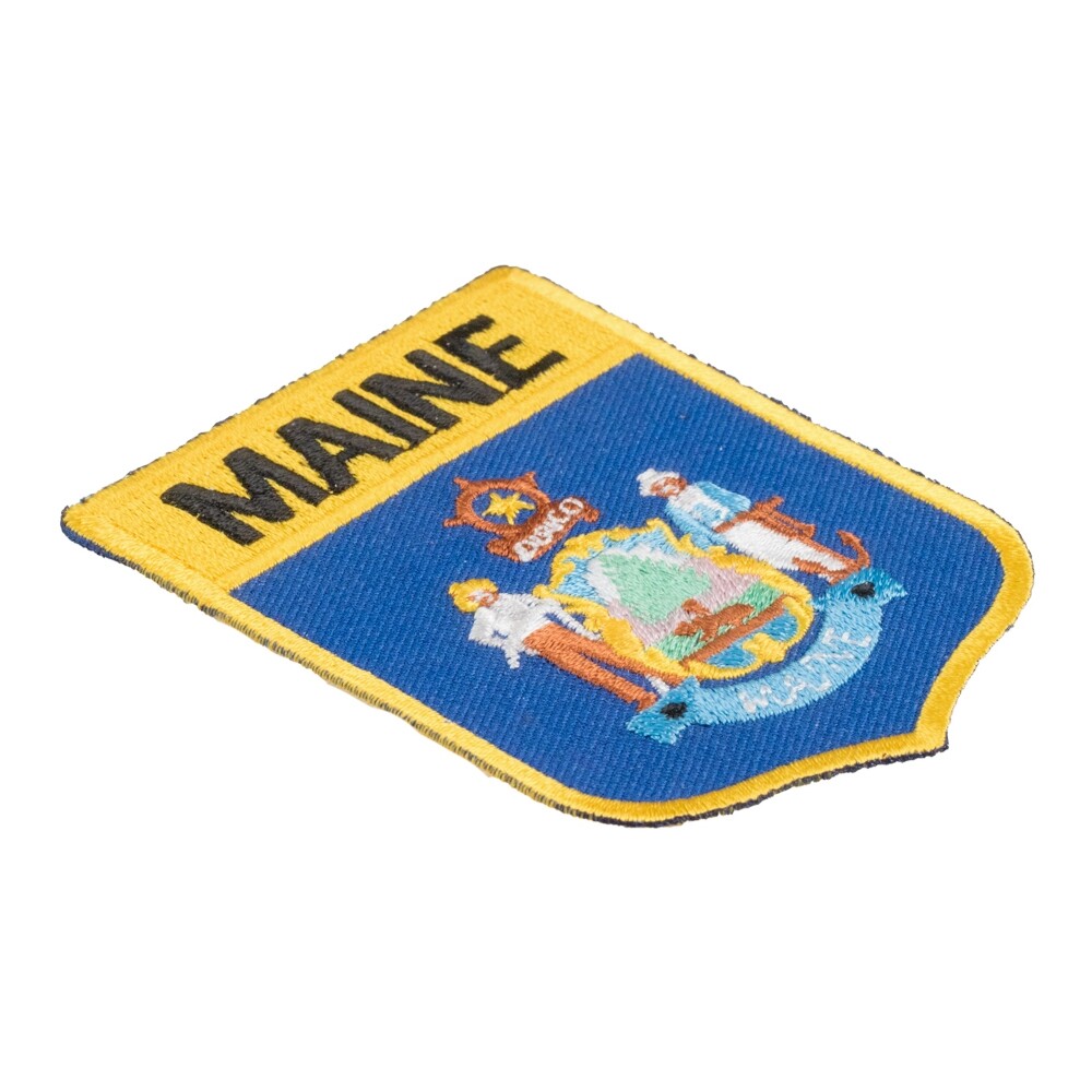 Maine State Flag Shield Patch, United States of America Patches | eBay