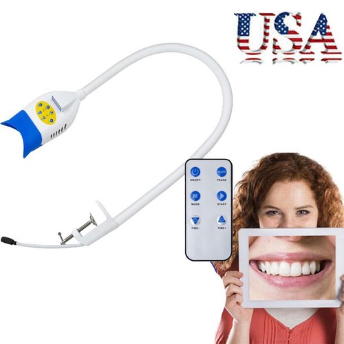 Dental Teeth Whitening Lamp - Remote Control 3 LED Colors for Easy ...
