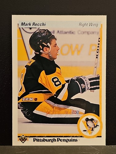1990-91 Upper Deck #178 Mark Recchi RC HOF PENGUINS | eBay
