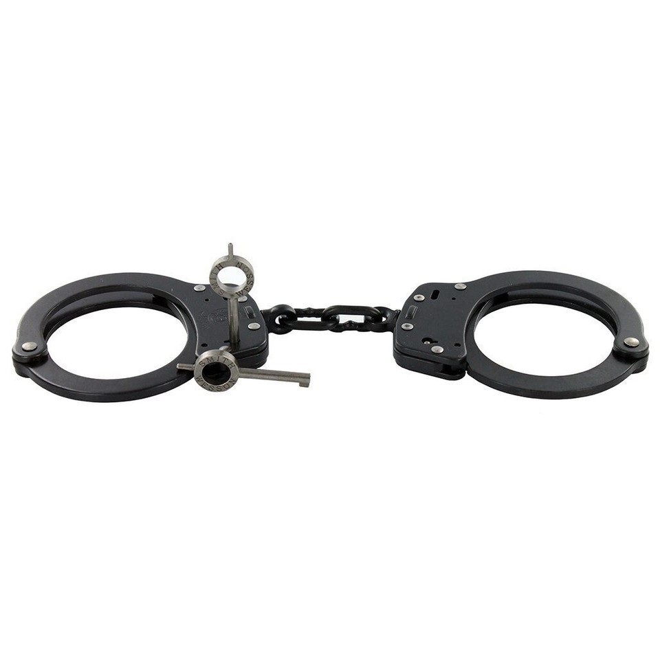 Smith & Wesson Model 100-1B (Blued) Black Handcuffs 815778010027| eBay