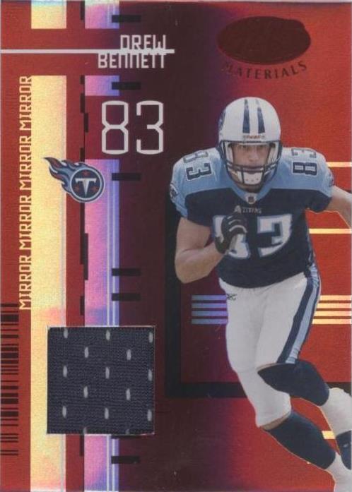 2005 Leaf Certified Materials - Drew Bennett #114 Mirror Red Materials ...