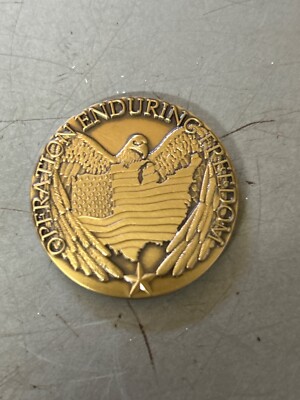 Vintage Operation Enduring Freedom Coin Medal | eBay