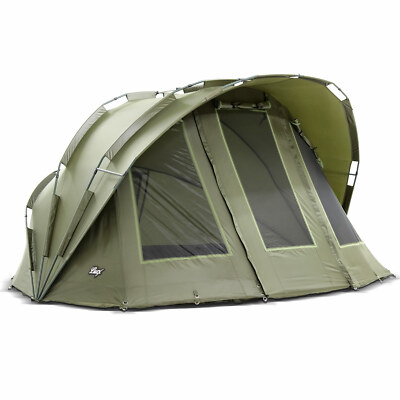 Lucx® Angelzelt Karpfen Zelt 1 - 2 Man Bivvy Carp Dome Fishing Tent ...