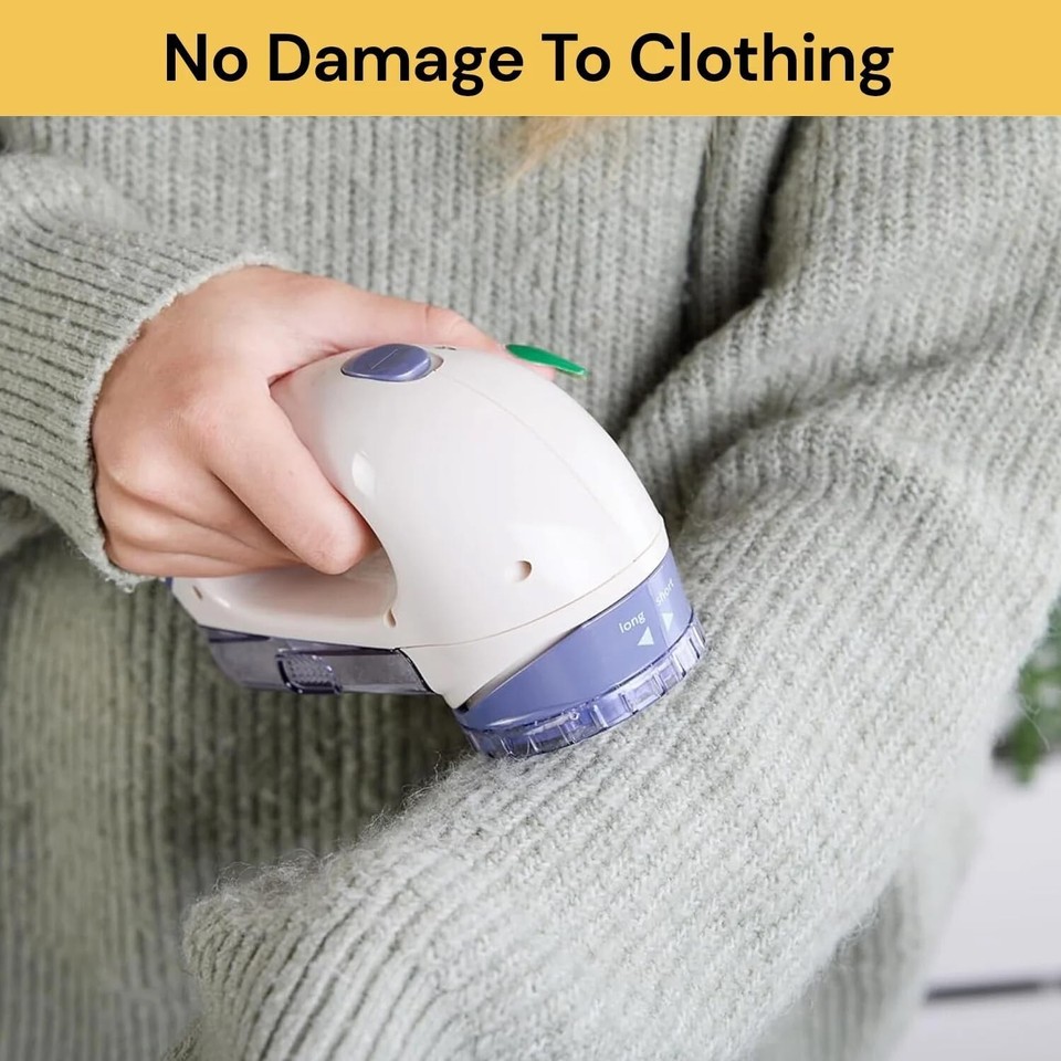 Electric Lint Fluff Fuzz Remover Fabric Shaver For Clothes Sweater ...