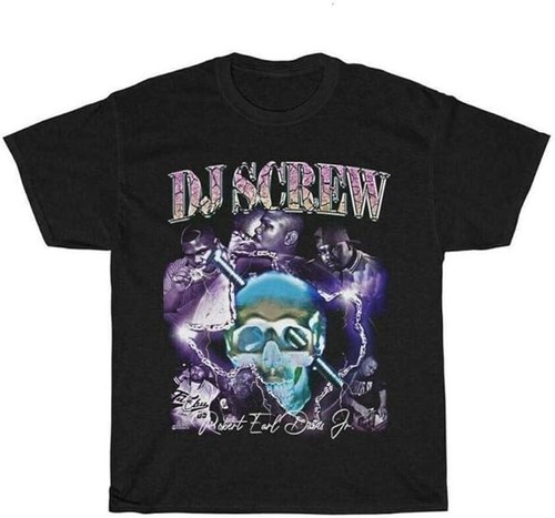The Legend DJ SCREW Screwed Up Click TShirt Classic Black Unisex S-5XL ...