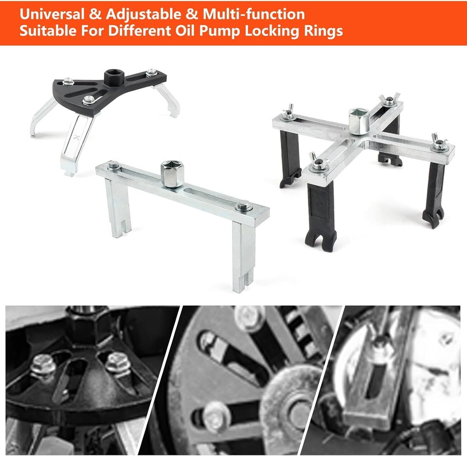5 Sets Fuel Tank Lock Ring Tool Kits Universal Fuel Pump Removal Tool ...
