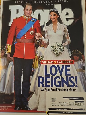 PEOPLE Magazine Royal Wedding Special Issue William & Kate | eBay
