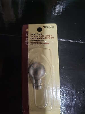 Brushed Nickel Lamp Topper | eBay