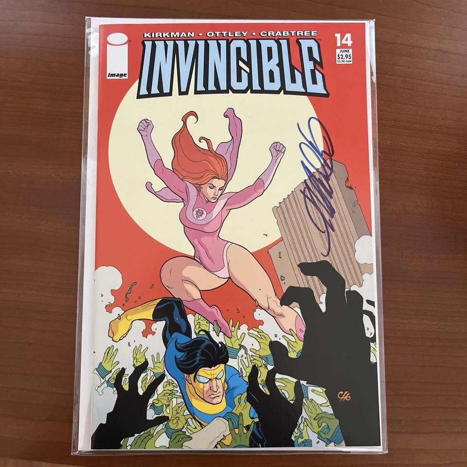 Invincible #14 - 1st full appearance of Bulletproof, Signed by Frank ...