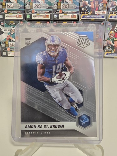 AMON-RA ST. BROWN 2021 Panini Mosaic Rookie Card #328 - Detroit Lions ...